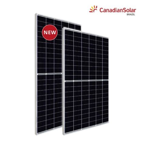 Painel Placa Solar W Monocristalino Canadian Black Friday Pontofrio