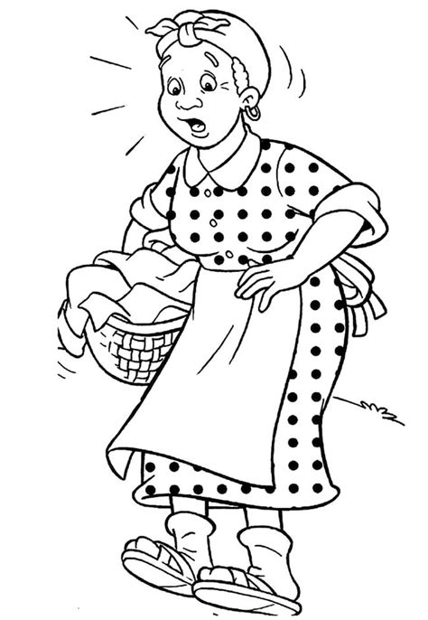 23 Desenhos da Tia Anastácia para Imprimir e Colorir Pintar