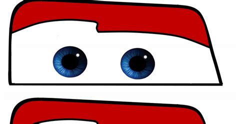 Lightning Mcqueen Printable Eyes