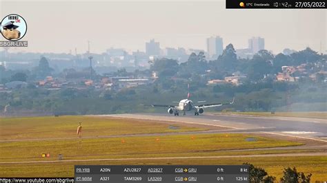 SBGR LIVE 4K Aeroporto Internacional De Guarulhos AO VIVO GRU