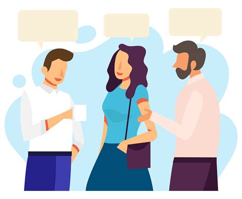 People Talking Illustration 223236 Vector Art At Vecteezy