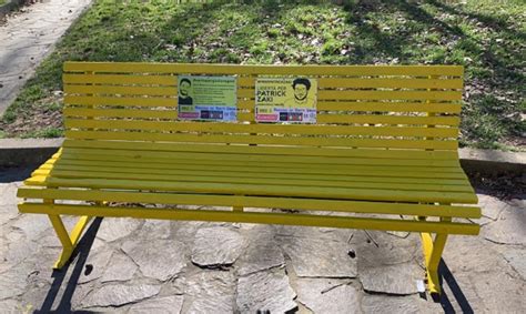 Milano Inaugurata La Panchina Gialla Per Giulio Regeni E Patrick Zaki