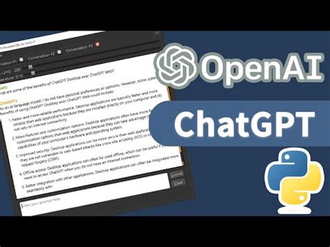 Build An Ai Assistant Chatgpt Python Gui App With Openai Api And Python