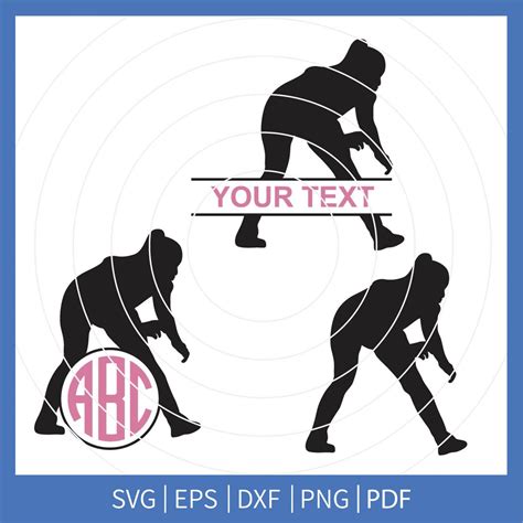Female Wrestling Svg File Female Wrestling Monogram Female Wrestling