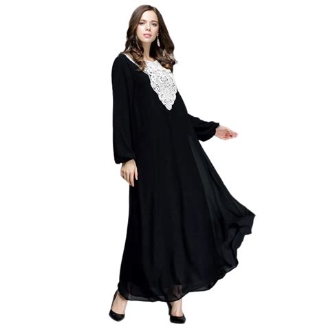 2017 Plus Size 4 5 6 7XL Latest Arab Elegant Abaya Kaftan Islamic