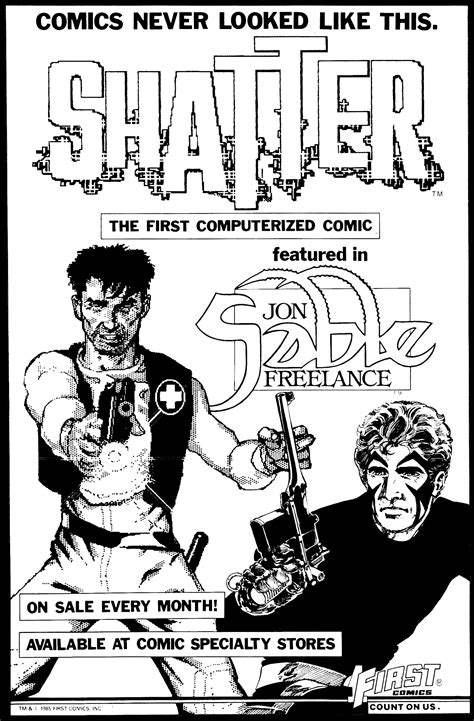 Shatter First Comics 1985 Raltcomix