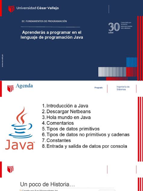 sesión java v2 pdf java lenguaje de programación informática teórica