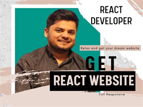 be your front end web developer using react js by frontenderz fiverr