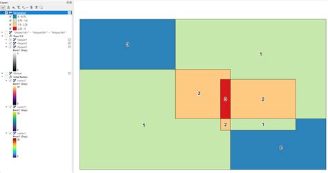 Qgis Creating A New Raster Showing Values Based On How Many Rasters