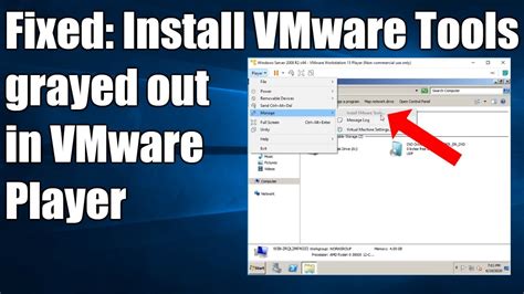 Manually Install Vmware Tools Windows