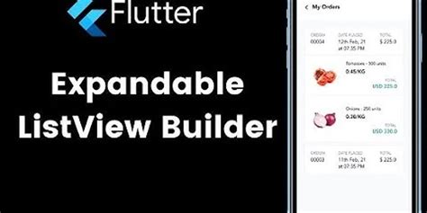 Flutter Expanded List