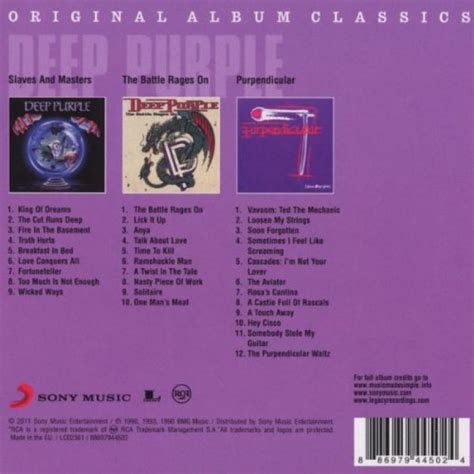 Deep Purple Original Album Classics Xcd Menart