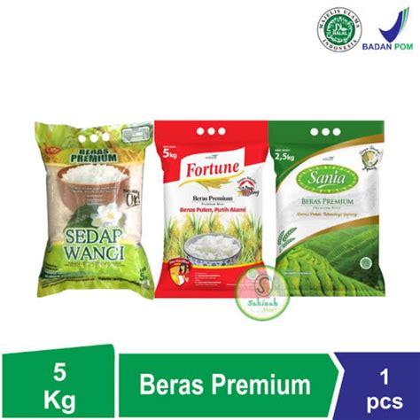 Jual BERAS PREMIUM 5KG READY SEMUA MEREK BERAS SANIA FORTUNE LAHAP