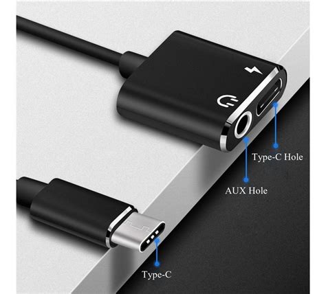 Adaptador Tipo C A Puerto Tipo C Auxiliar 3 5 Mm Audio Mercado Libre