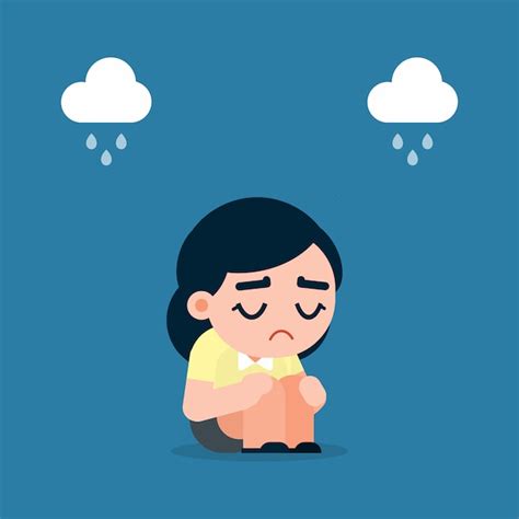 Mujer de negocios triste y cansada con depresión sentado en el suelo