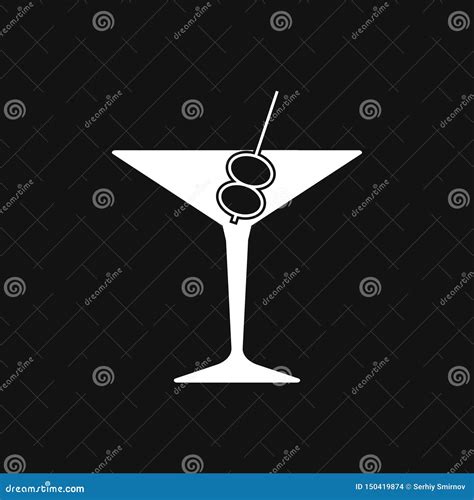 Vector Del Icono Del C Ctel Pictograma Aislado En Fondo S Mbolo
