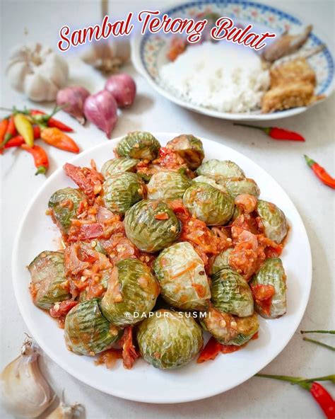 17 Resep Sambal Terong Pedas Dan Menggugah Selera