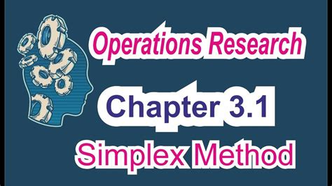 Lesson 8 Operations Research Chapter 3 1 Linear Programming