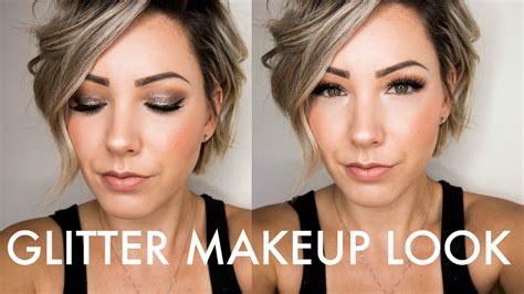 EASY GLITTER MAKE UP TUTORIAL DRUGSTORE YouTube
