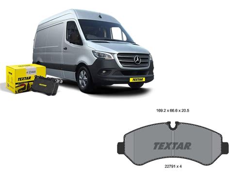 Balatas Traseras Textar Mercedes Benz Sprinter Al Env O Gratis