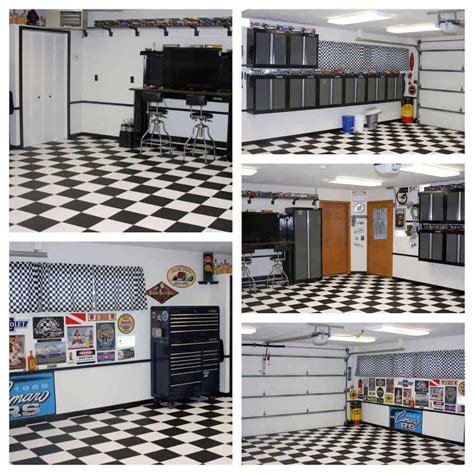 Coin Top Garage Floor Tiles Interlocking Flooring By ModuTile