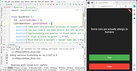 Building A Simple Quiz App With Flutter Flutter Freedom