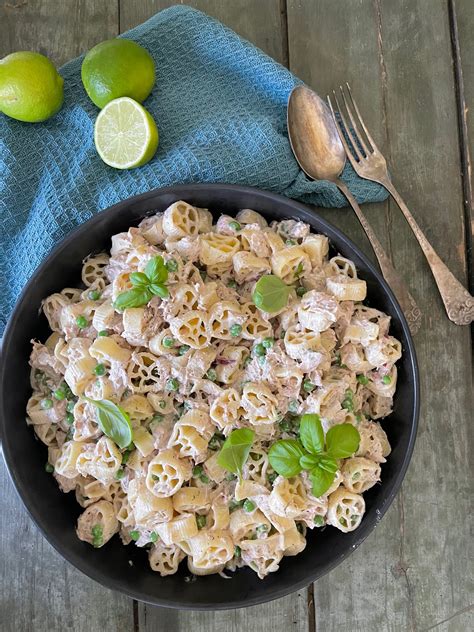 Pastasalat Med Tun Cremet Pastaret Benedictes Mad