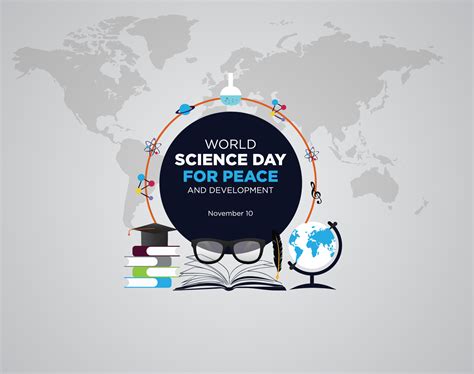 World Science Day For Peace And Development November Background