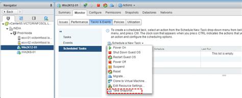 How To Schedule VMware Snapshot Via VSphere Scheduled Task