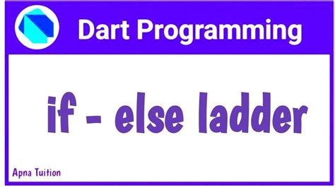 9 dart if else ladder statement in dart hindi dart for flutter vivek lodh youtube
