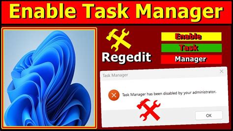 How To Fix Task Manager Has Been Disabled By Your Administrator On