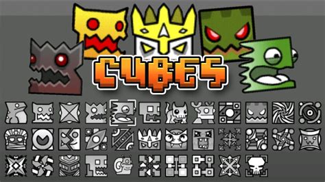 Todos Los Iconos De Geometry Dash Unsplassh