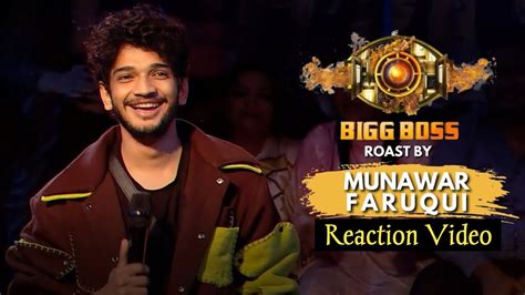 Bigg Boss 17 Roast By Munawar Faruqui Stand Up Comedy Reaction
