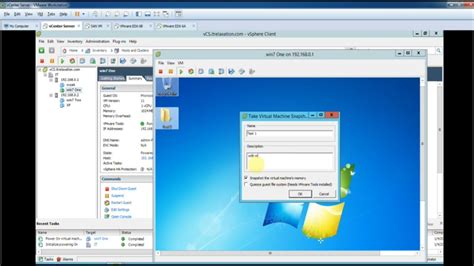 Virtual Machine Snapshots Concepts And Creations In Vmware Esxi Part