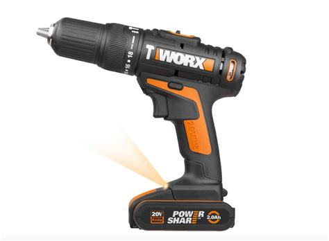 Ripley TALADRO PERCUTOR INALÁMBRICO WORX 13 MM 20 V SOLO