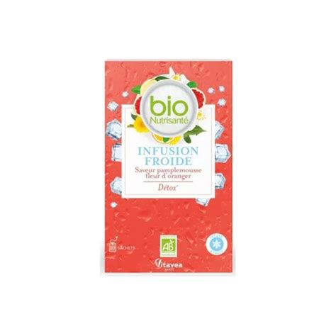 Nutrisanté Infusion Froide Detox 20 Sachets DocMorris France