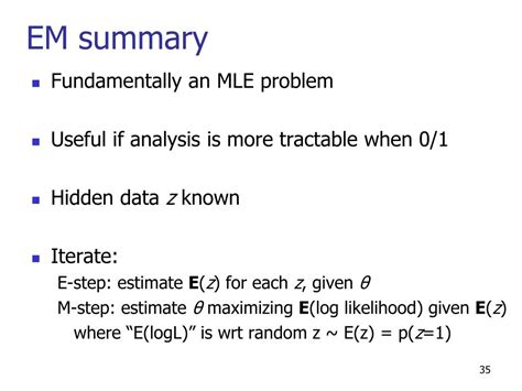 ppt maximum likelihood estimation and expectation maximization powerpoint presentation id 5780830