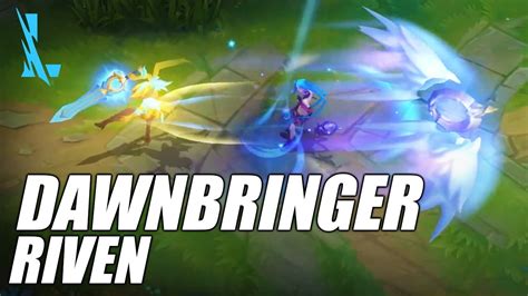 Dawnbringer Riven Skin Showcase Wild Rift Youtube