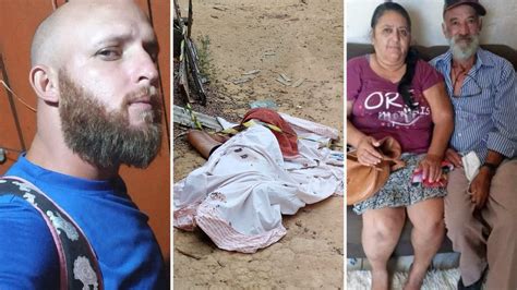 Polícia divulga imagem do suspeito de assassinar o casal de idosos e