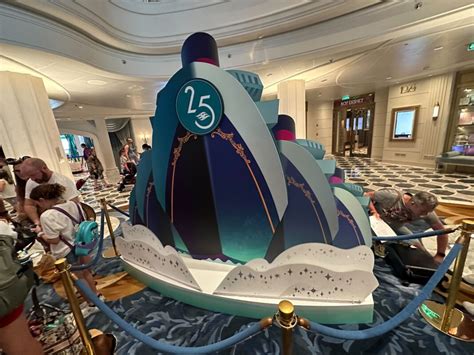 PHOTOS New Disney Cruise Line Silver Anniversary At Sea Decorations
