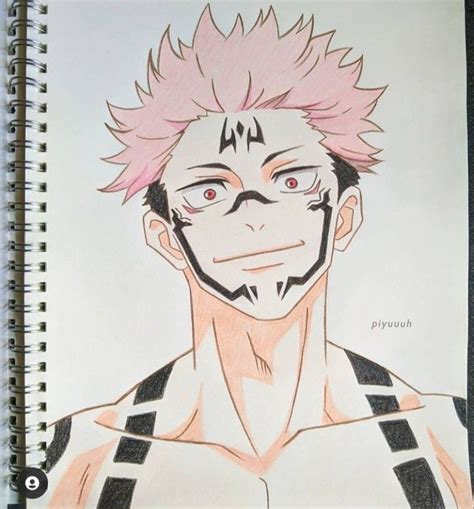 Learn How To Draw Sukuna Step By Step Jujutsu Kaisen Artofit