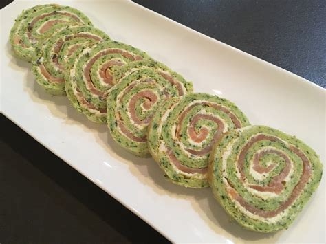 Roulé de courgettes au saumon fumé Les Papilles de Karen