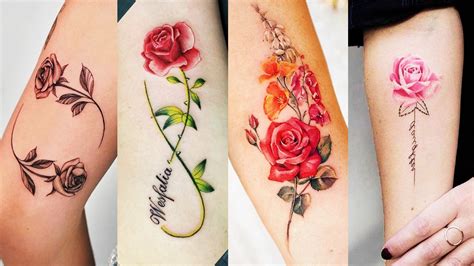 Forearm Rose Tattoo Ideas Photos