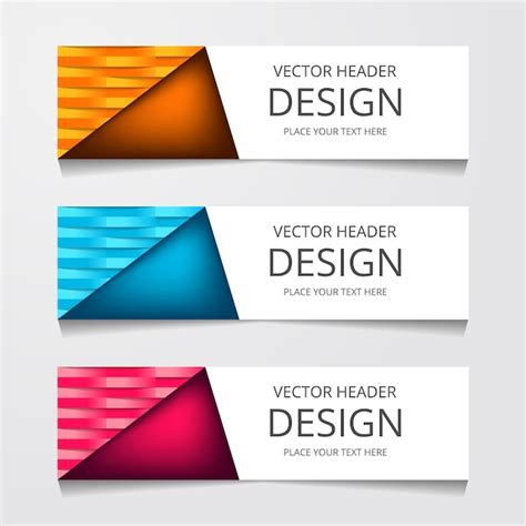 Plantilla Web De Banner De Dise O Geom Trico Abstracto Ilustraci N