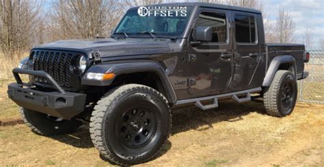 2021 Jeep Gladiator Wheel Offset Aggressive 1 Outside Fender