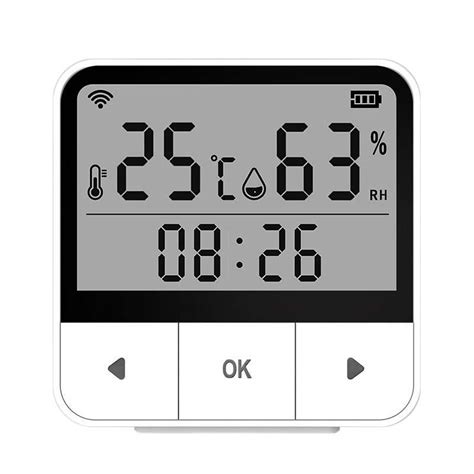 Capteur de température et d humidité numérique Tuya Smart WiFi