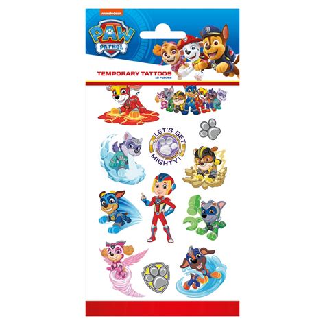 Set of tattoos Totum Paw Patrol Mighty Puppies 12 pieces ᐉ