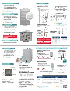 Fillable Online Rheem Rtgh Sr I Condensing Tankless Guide Fax Email