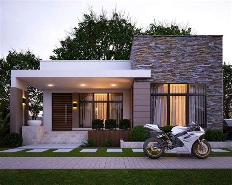 6 Desain Rumah Atap Datar 1 Lantai Yang Aesthetic Dan Unik