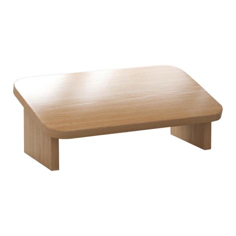 Apoio para os pés em madeira Conforto ergonômico sob a Apoio para os